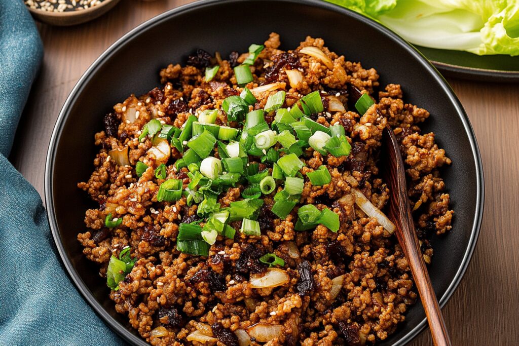 Korean Ground Pork Bowl